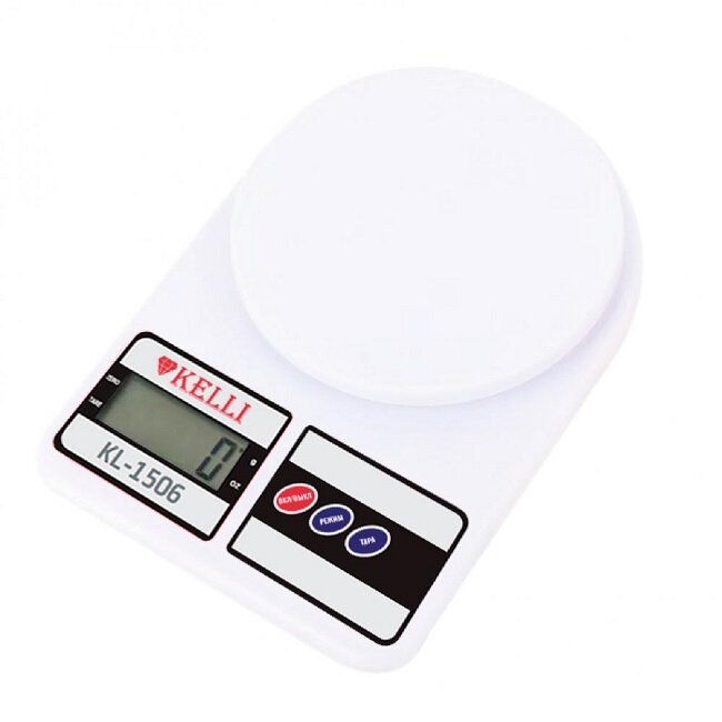 Весы Kelli, кухонные электронные до 10 кг.