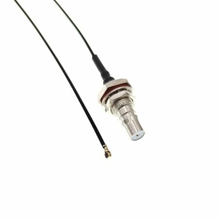 Адаптер для модема (пигтейл) IPEX4(MHF4)-QMA(female) кабель RF1.13 15см.