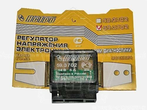 Реле-регулятор напряжения ваз 2101, 06, 2121,412 "астро" (59.3702)