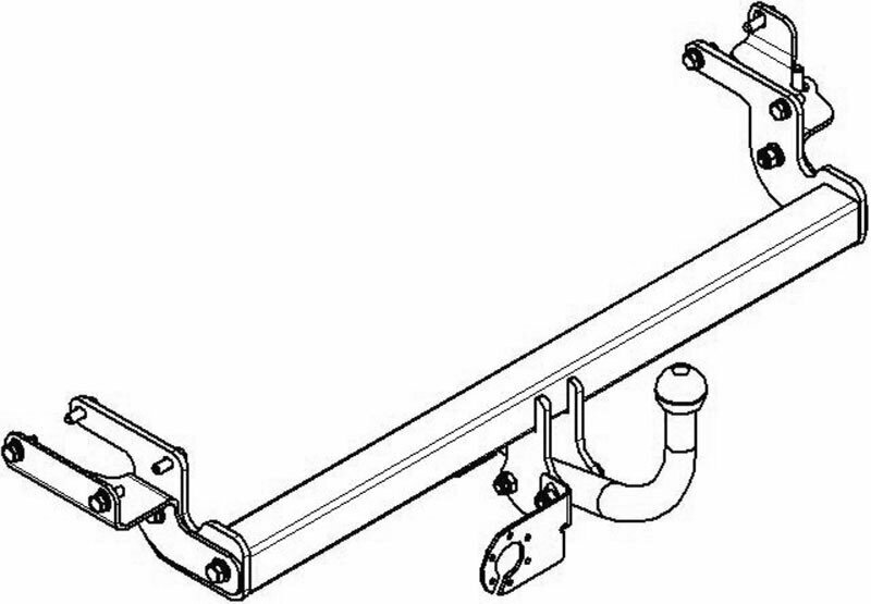 Фаркоп AvtoS для MITSUBISHI LANCER IX (2003-2007) с универсальной электрикой и сертификатом в комплекте, арт.(MI 22+electr)