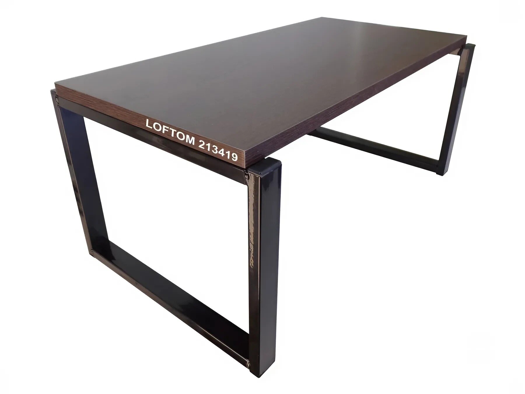 Полка для техники GARROSS "SIBERIA 213419", одна полка 30х60 см, высота 27 см, каркас чёрный, цвет полок венге