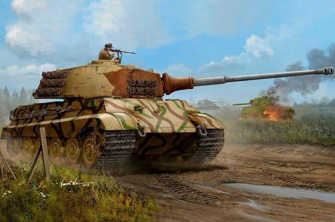 84533 Hobby Boss Немецкий танк King Tiger (Henschel Prod.) 1/35
