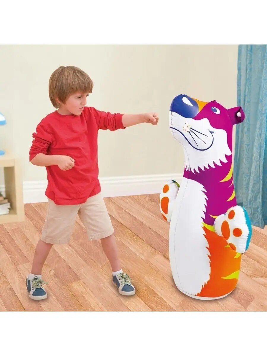 Игрушка надувная Невaляшка для детей Тигp 94х61 от 3лет