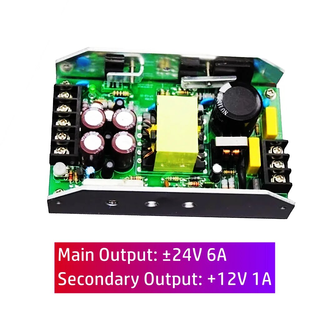 Импульсный источник питания TERRIFIC 300Вт 3-х выходов 24V6A