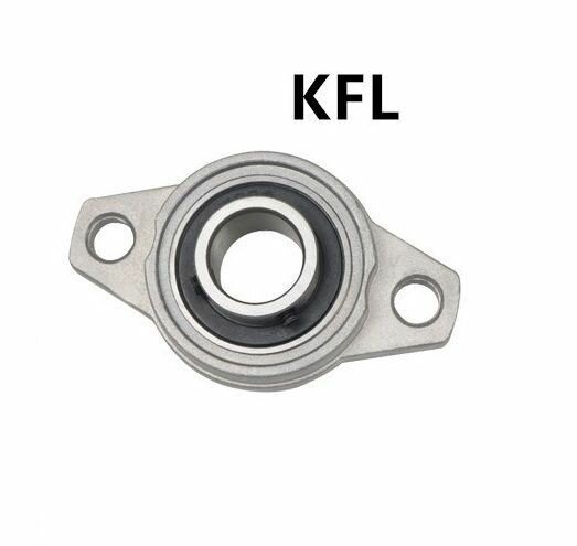 Подшипник KFL08 от бренда FK, для 3D-принтеров и ЧПУ-станков, внутренний диаметр 8мм, серебристый