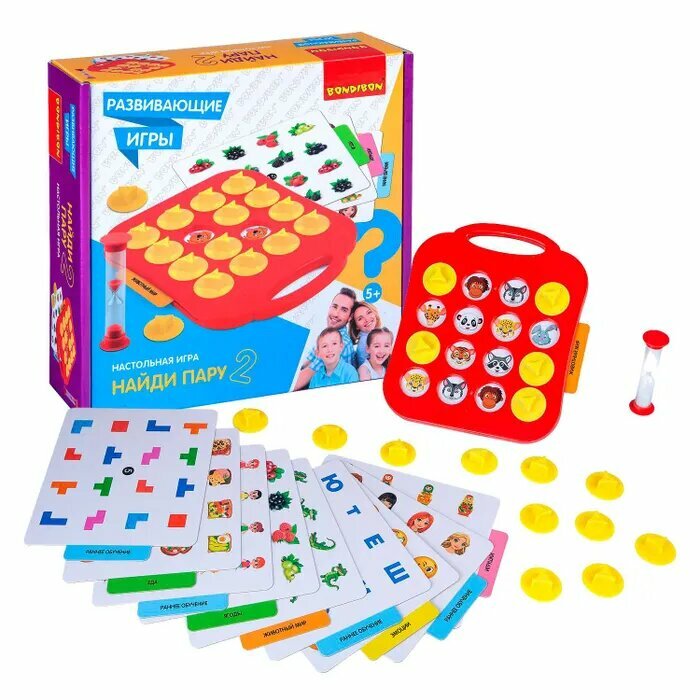 Настольная игра Bondibon мемо с карточками Найди Пару
