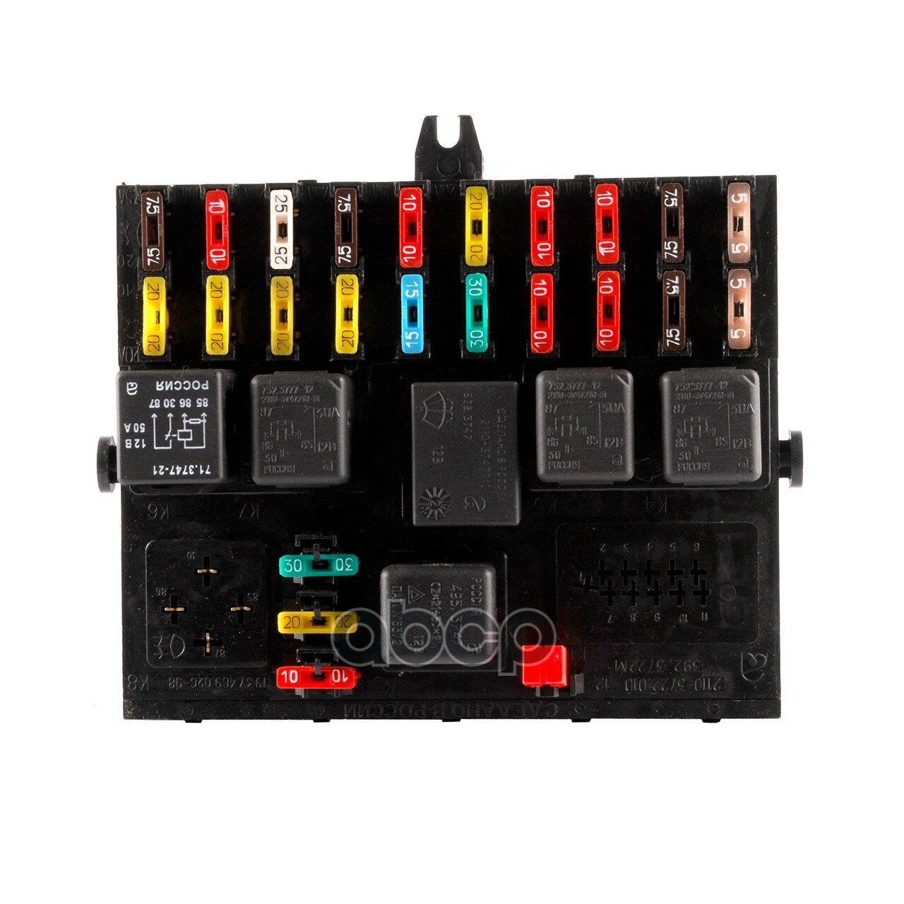 Блок предохранителей 2123 Chevrolet Niva AVAR 392.3722М с новыми пред-ми Avar арт. 392.3722М