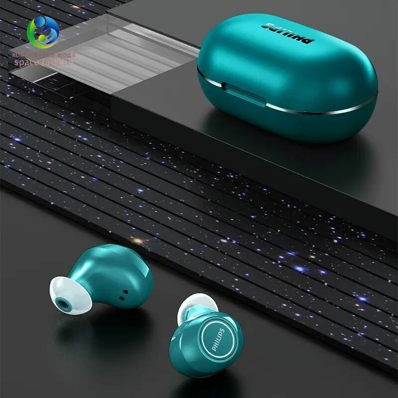 Philips TAT1205 мини беспроводная Bluetooth-гарнитура с шумоподавлением спортивная vivo OPPO Xiaomi Huawei ios универсальная кразеленый