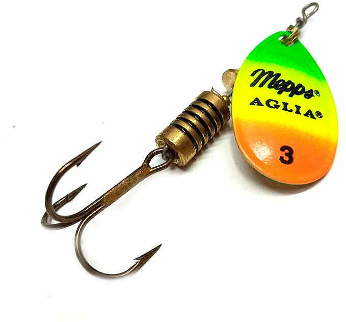 Блесна вращающаяся MEPPS Aglia 6.5г №3 #G/Mat tiger