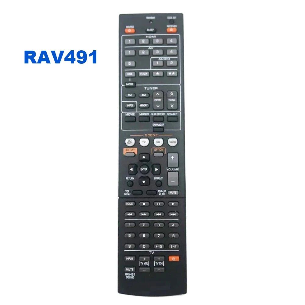 Пульт дистанционного управления для YAMAHA RAV491, ZF30320, RAV494, HTR-4066, RX-V475, AV-приемник, радио RX-V375 , RAV521, RXV377, RXV377BL