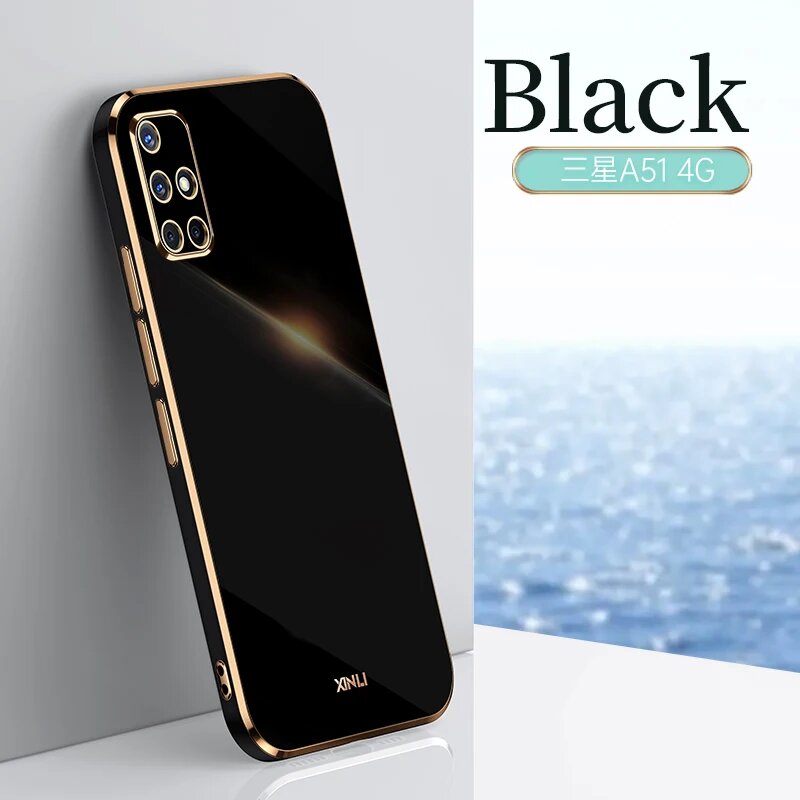Чехол для Samsung Galaxy A51 4G, черный