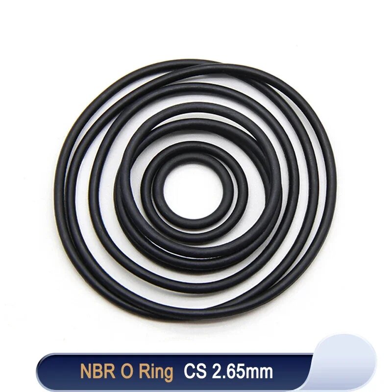 10 шт. черные NBR O-образные кольца, внутренний диаметр 5-150 мм ID 50mm
