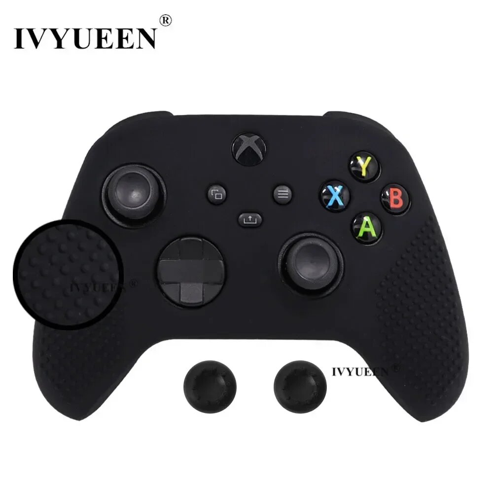 Противоскользящий чехол IVYUEEN для Xbox Series X S Black