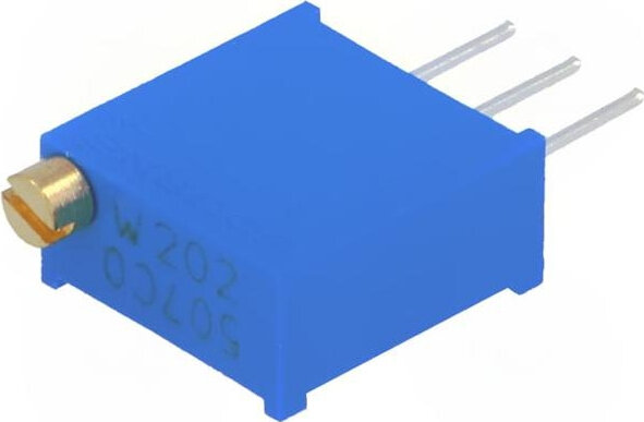 Потенциометр BOURNS 3296W-1-202LF Потенциометр: монтажный многооборотный 2кОм 500мВт THT 10П 1шт