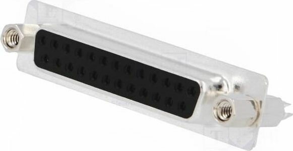Разъем AMPHENOL L77SDBH25SOL2RM8 D-Sub PIN 25 гнездо "мама" на PCB, клип 1 шт