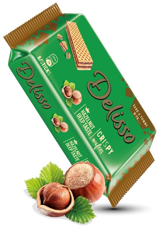 Вафли TOREN Delisso с начинкой из фундука 40г