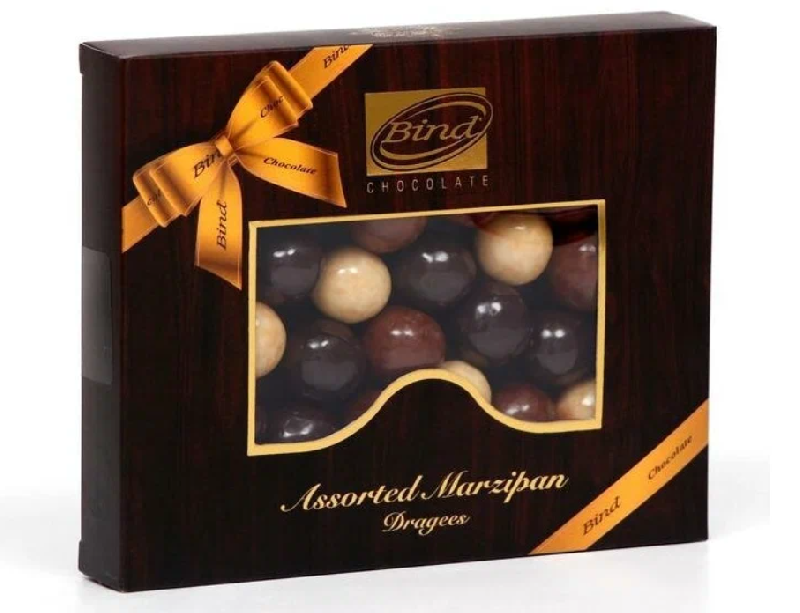 Драже BIND "Марципан в шоколаде" MIX шоколад /картон/ 100г