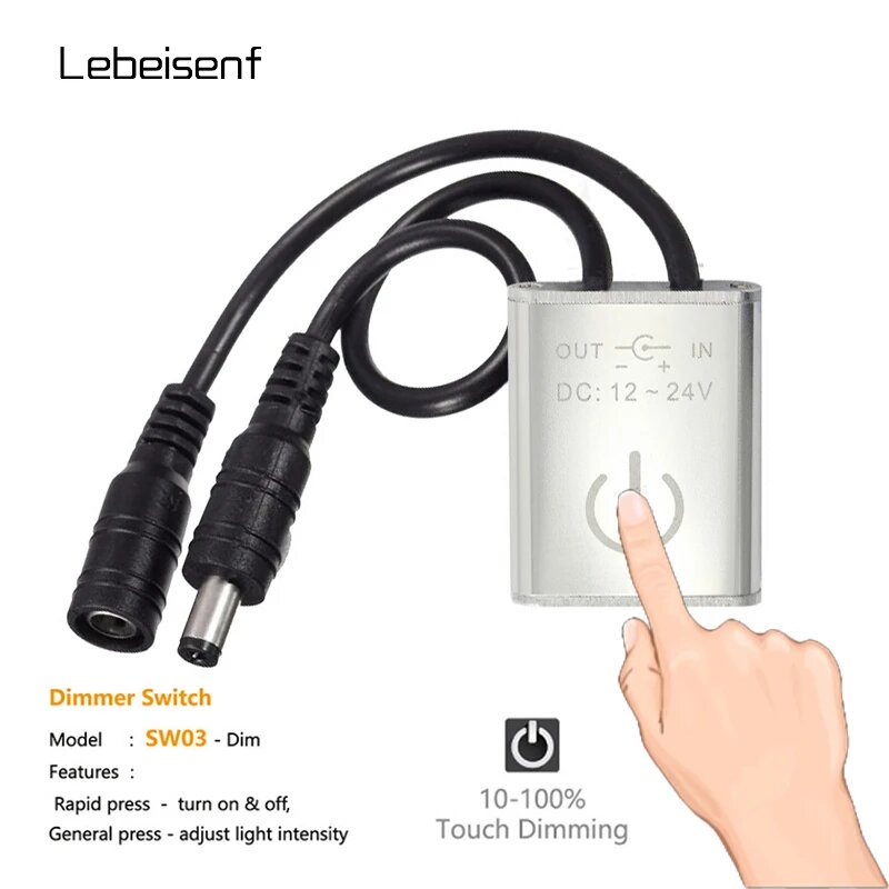 Lebeisenf Сенсорный диммер 12-24В, Touch Dmming