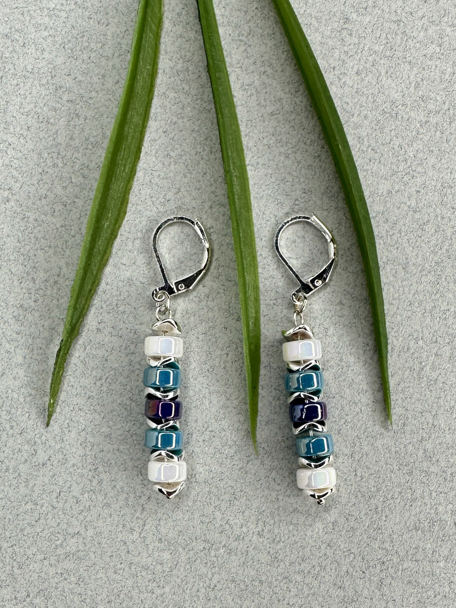 Серьги, стекло