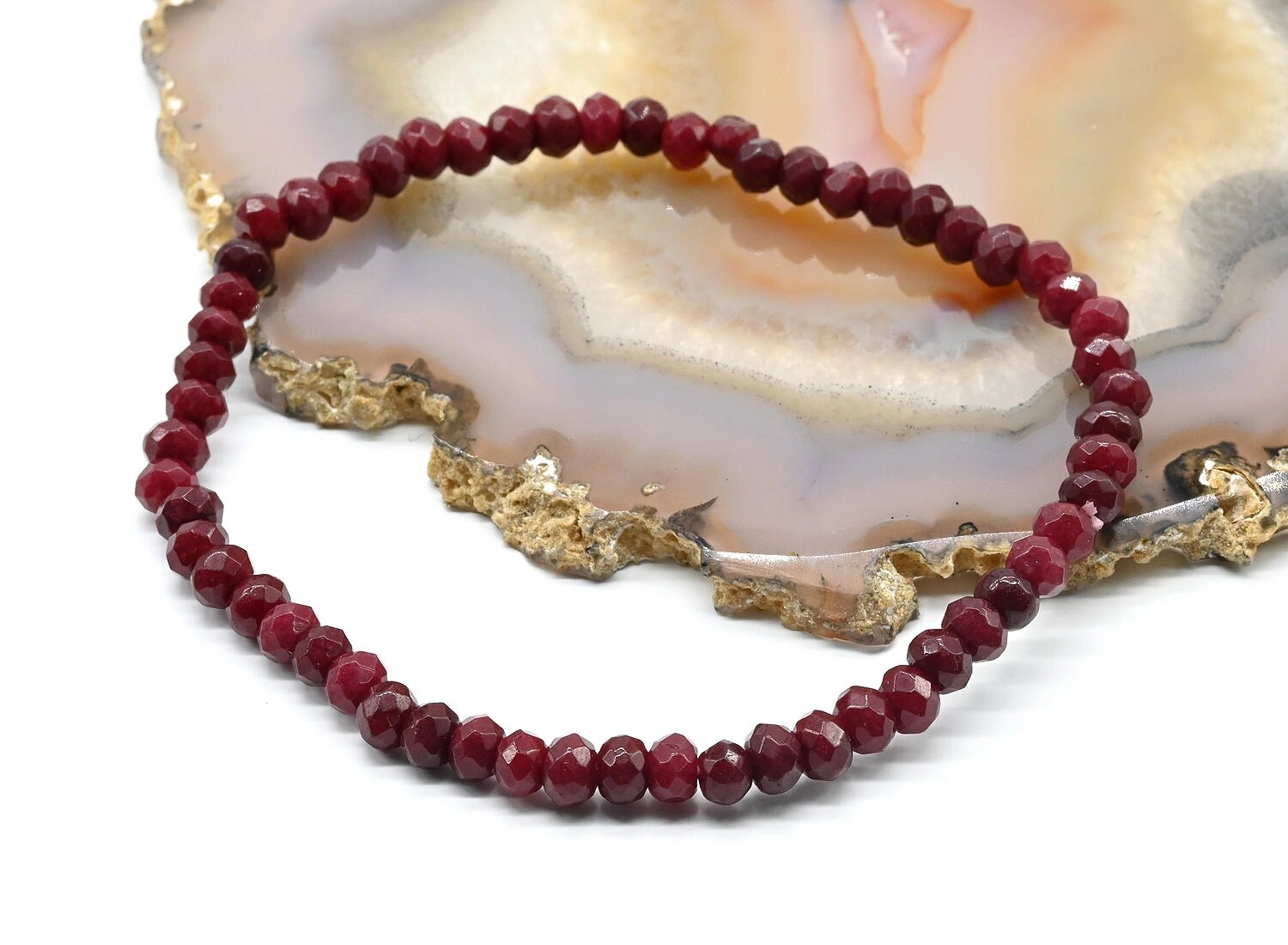 Браслет, кальцит