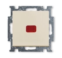 ABB BJB Basic 55 Беж. Выключатель 1- кл с подсветк