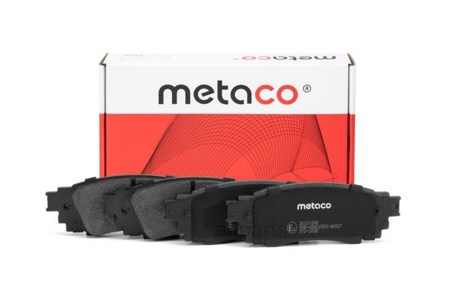 METACO 3010-268 Колодки тормозные задние дисковые к-кт Lexus NX 200/300H (2014>), Toyota Camry V70 (2017>)