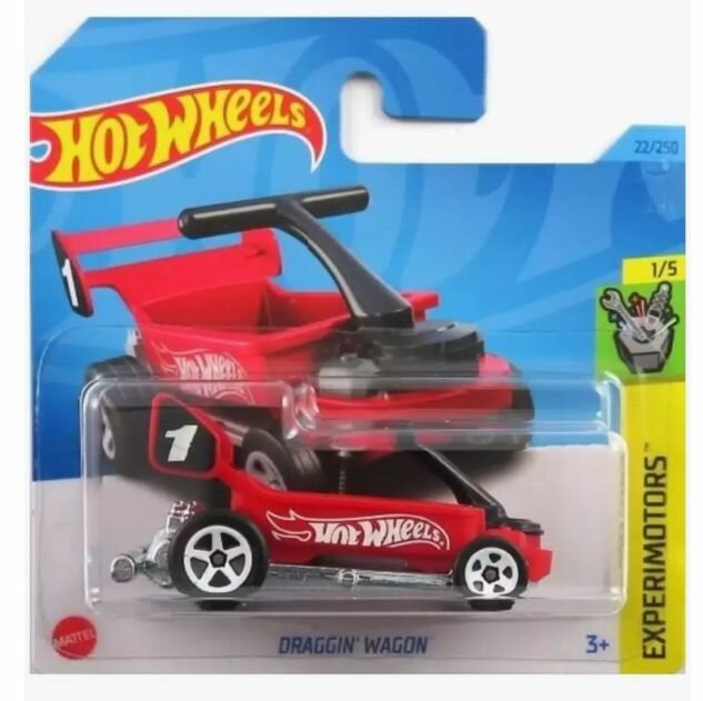 Машинка базовой коллекции DRAGGIN WAGON красная 5785/HKG26