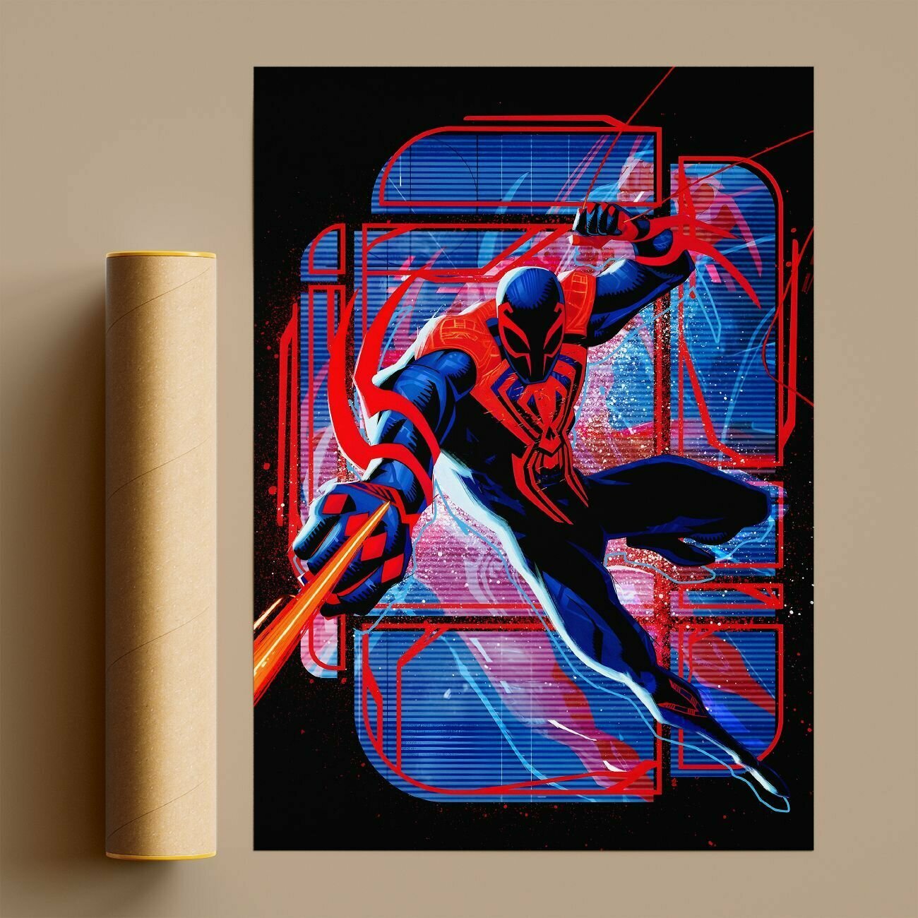 Постер Человек паук 30х40 см без рамы/ Марвел, Человек Паук, Майлз Моралес/ Плакат для интерьера, в подарок