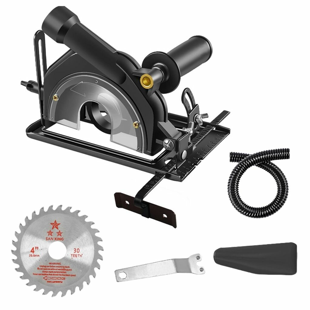 Набор инструментов, Основание для угловой шлифовальной машины - направляющая для резки и пила,1 комплект