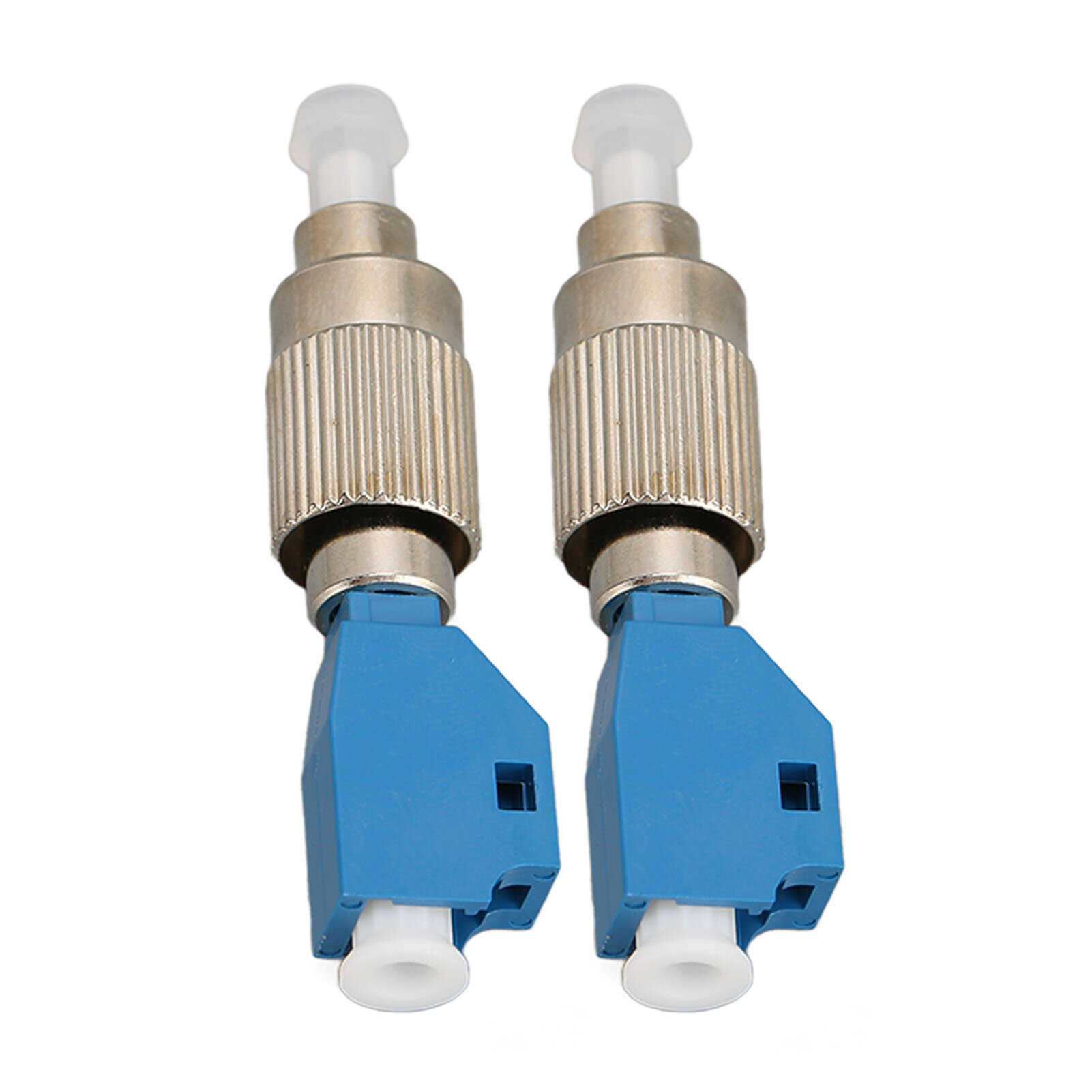 2 Pcs Адаптер для Файбера Высокой Точности FC Мужской к LC Женской Гибридный Оптический Конвертор Совместимый с Визуальным Локатором Неисправностей, Материал втулки: Керамика, Металл, Коннектор: FC/UPC LC/UPC Женский, Тип продукта: PC, UPC, APC, Рабочая