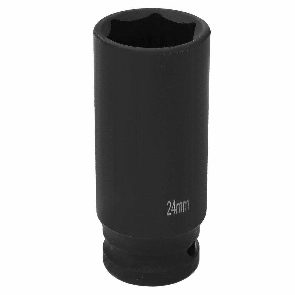 1/2 Inch Drive 21/22/24mm Metric Deep Impact Socket 6 Point Pneumatic Air Socke24mm