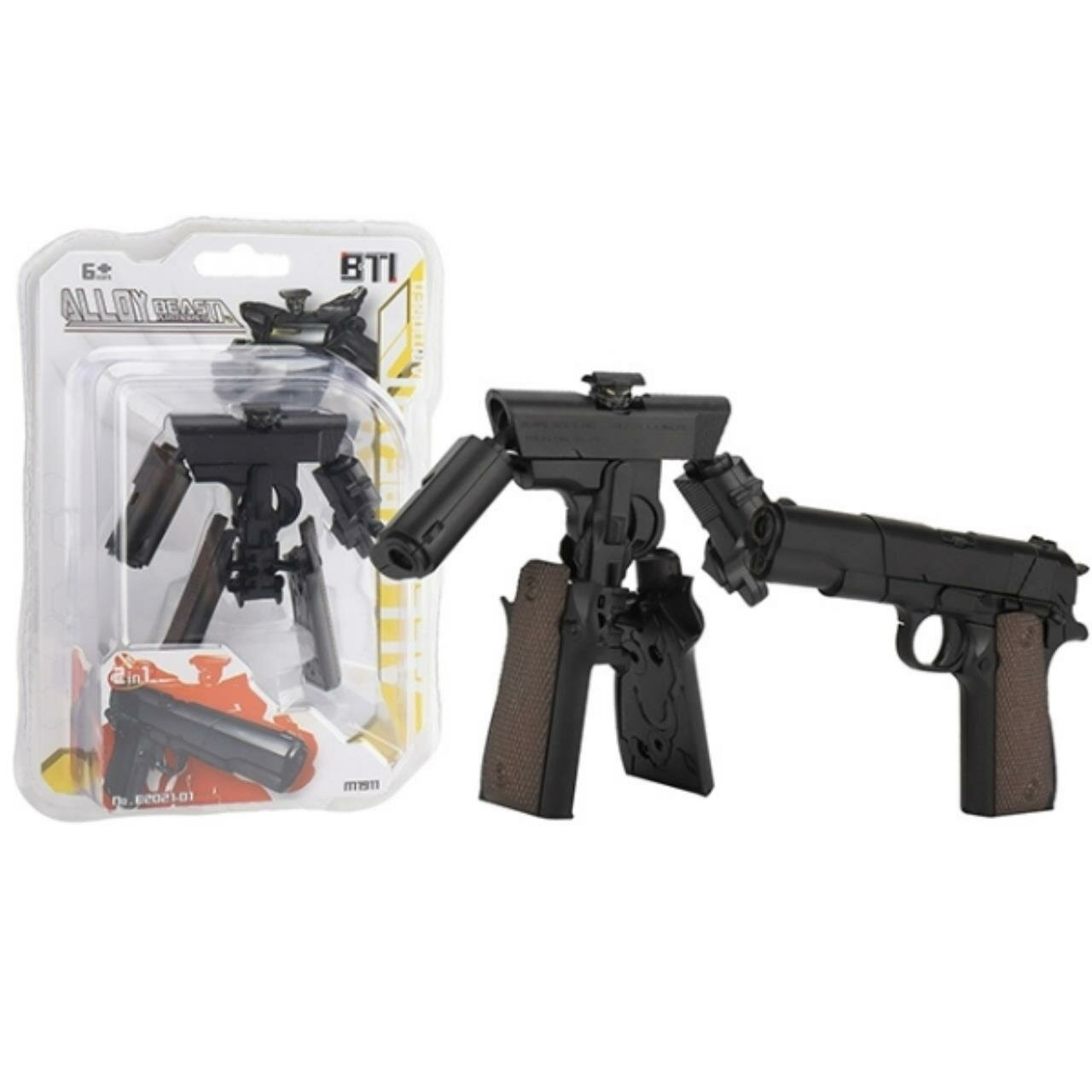 Робот, трансформируется в пистолет, на блист.18,6x13,8x5,2 см