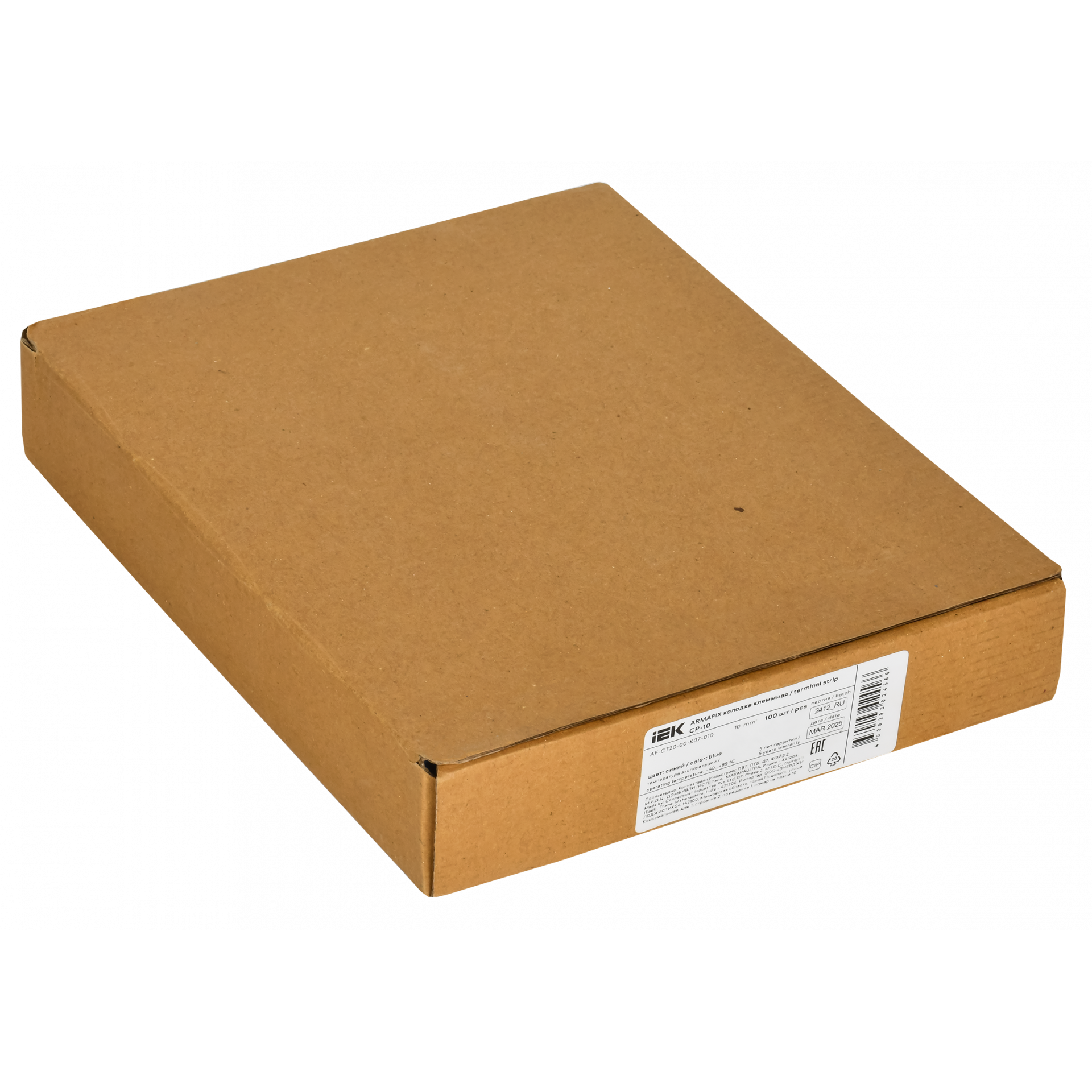 ARMAFIX Клемма пружинная Push In CP 10мм2 синяя, IEK AF-CT20-00-K07-010 (1 шт.)