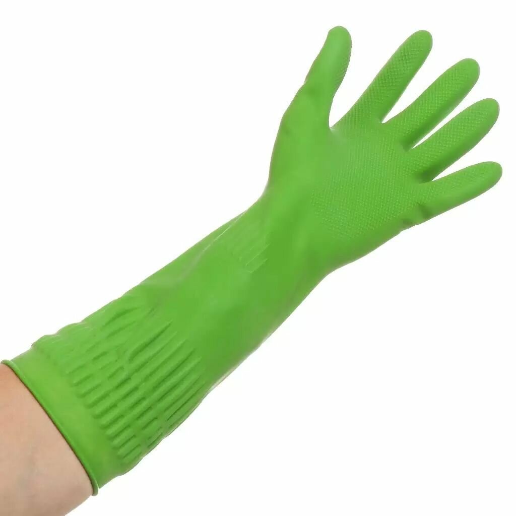 Перчатки латекс, опудренные, S, удлиненный манжет, Filiora, 87285