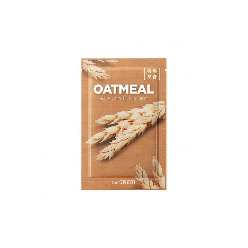Маска тканевая с экстрактом овсянки, 21 мл | THE SAEM Natural Oatmeal Mask Sheet