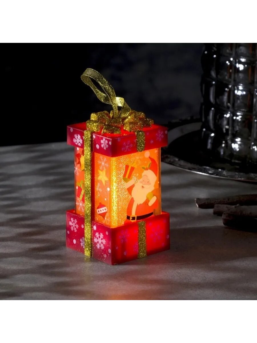 Яркая световая фигура для Нового года