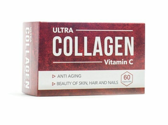 Коллаген Фармгрупп ультра с витамином С, 60 капсул