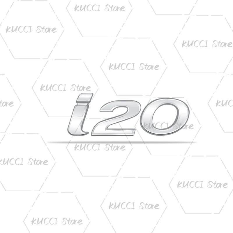 Металлическая эмблема i20 для Hyundai i30, i40, I10, N Line