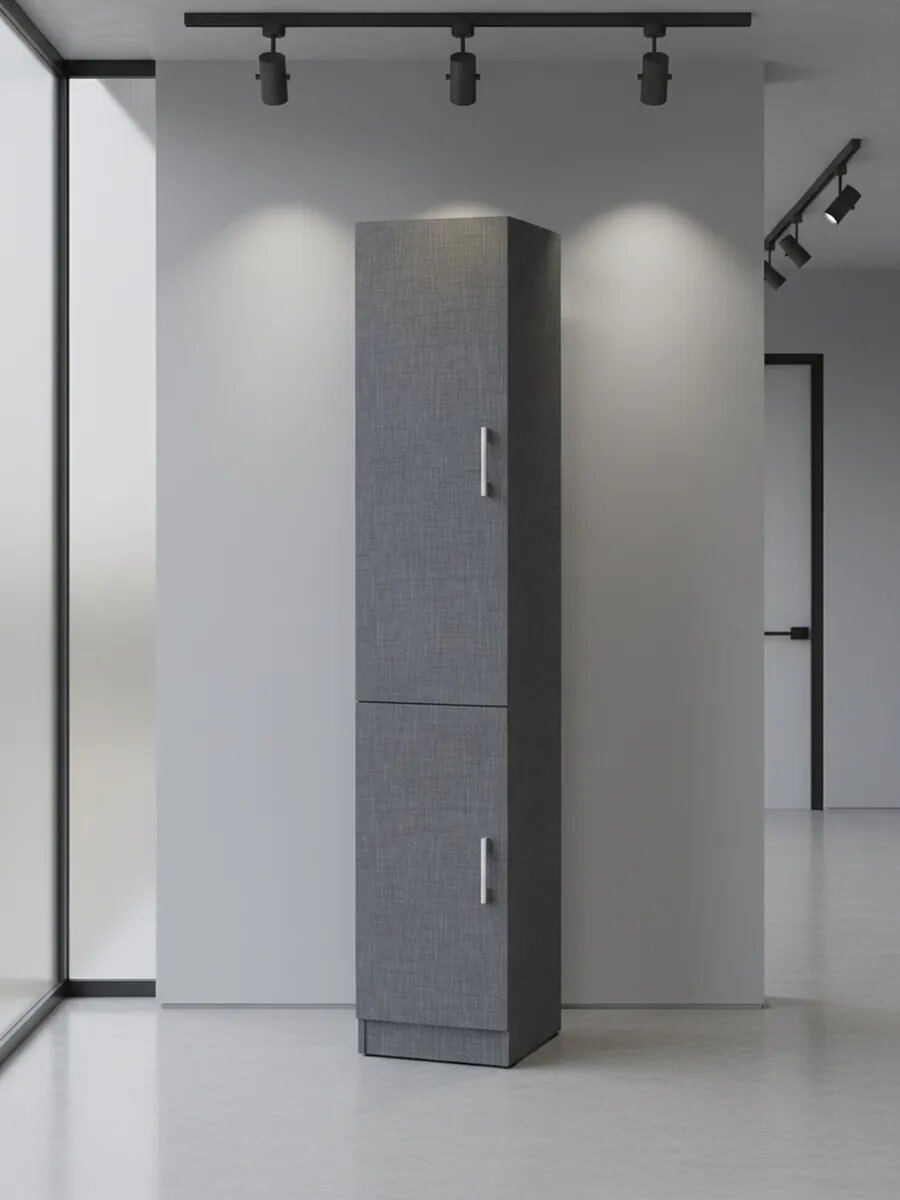 Шкаф пенал FRESTER деревянный распашной с полками для одежды, от производителя