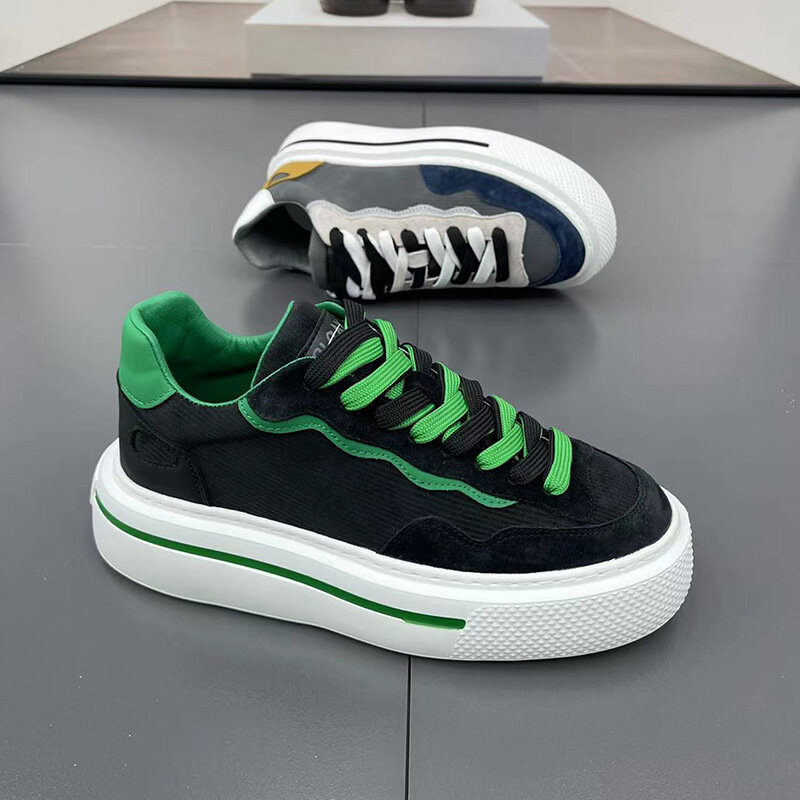 AIS Мартенсы Осень-зима Мужчины Модные Антискользящие Средние Кожа