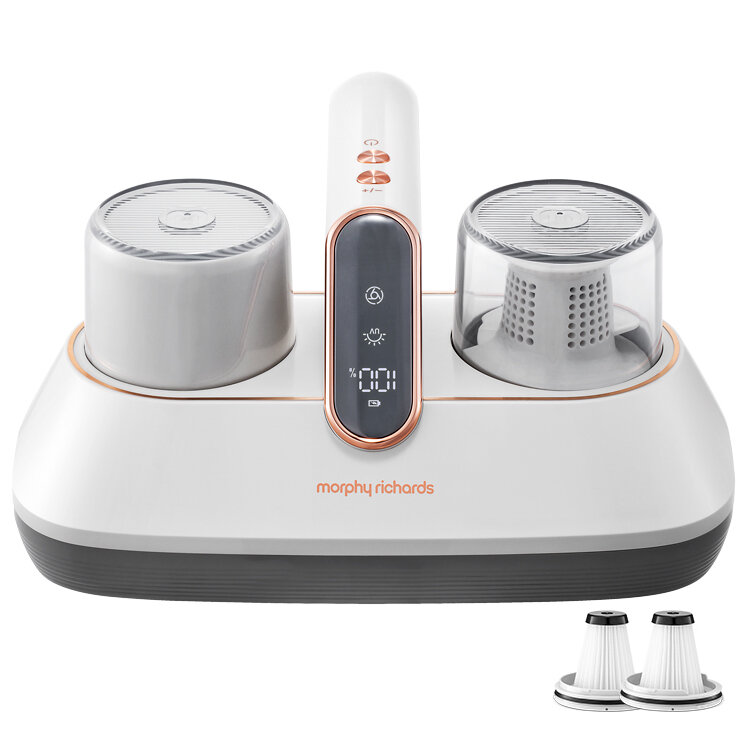 Удалители клещей Morphy Richards белые, стандартный комплект + 2 оригинальных фильтра