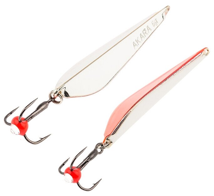 Блесна зим. Akara Tournament Ice Maropedka 60 8 гр. Sil/Cu