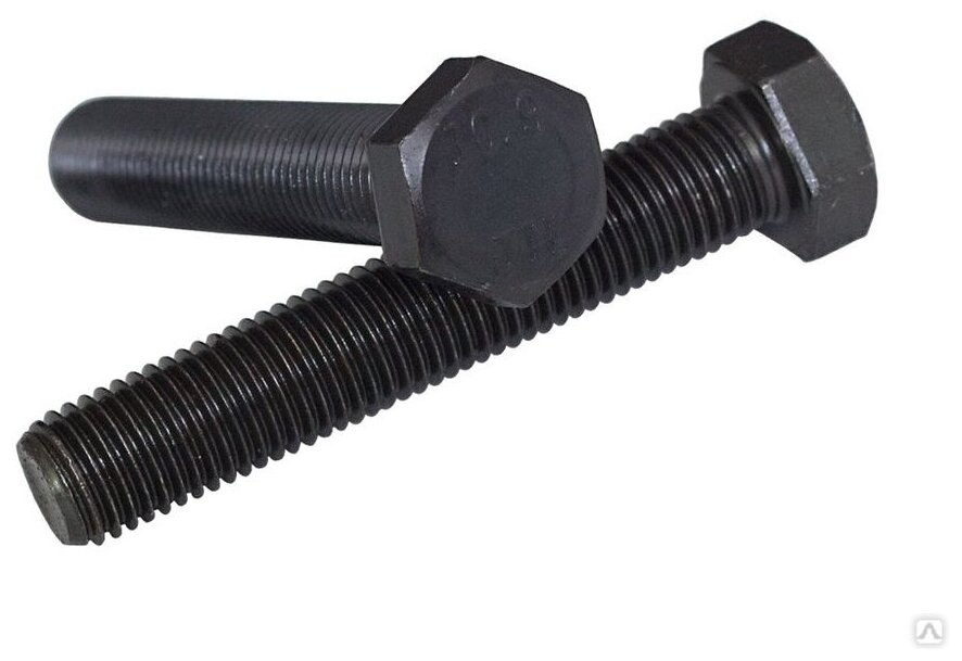 Болт с полной резьбой М8 х 50мм, кл. прочности 10.9, 6шт.