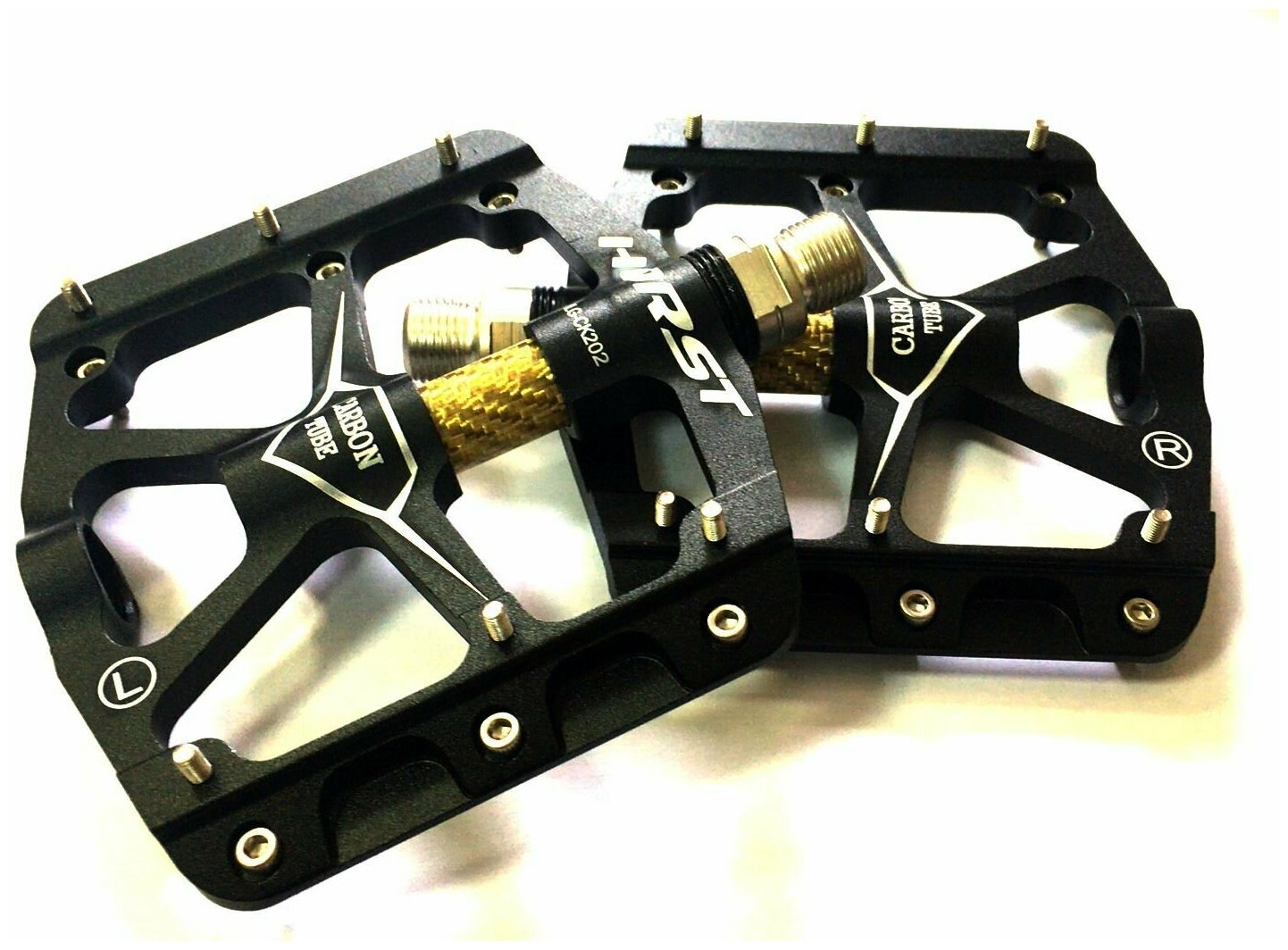 Педали для велосипеда HORST H200 промподшипники, ось Cr-Mo+CARBON