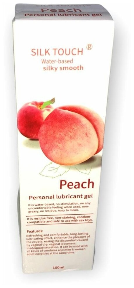 MassX Peach - интимная гель-смазка со вкусом персика, 100мл Лубрикант