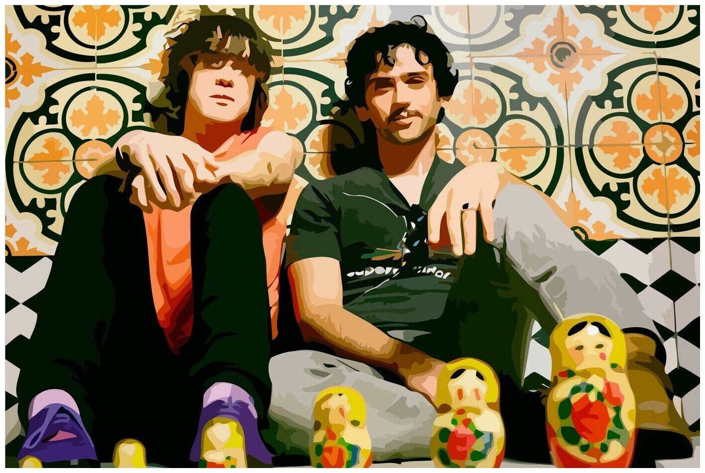 Картина по номерам на холсте MGMT - 4