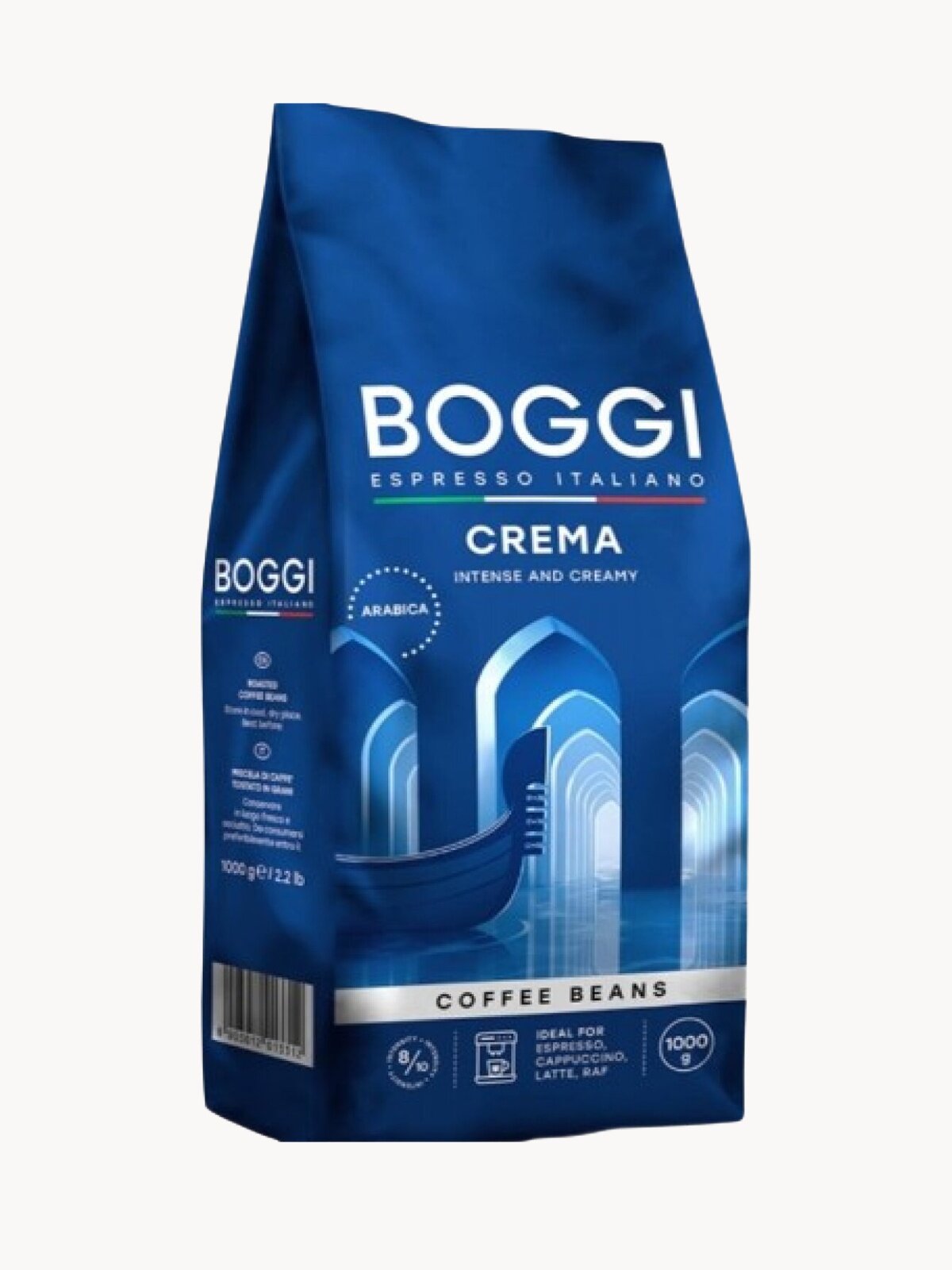 Кофе в зернах "Boggi Crema" от Boggi Espresso Italiano, арабика/робуста, 1 кг