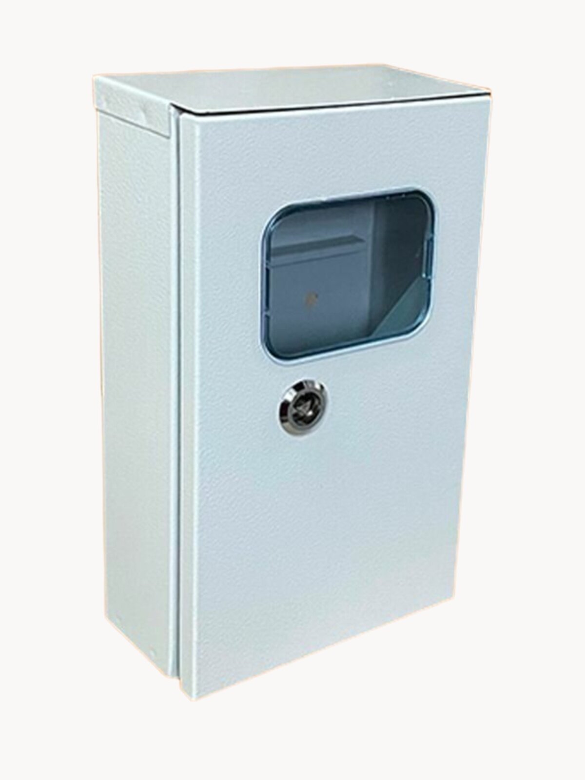 Щит распределительный учетный с козырьком ЩРУ 1н6 IP54 (290х170х100) под электрический счетчик и автоматические выключатели до 6 модулей