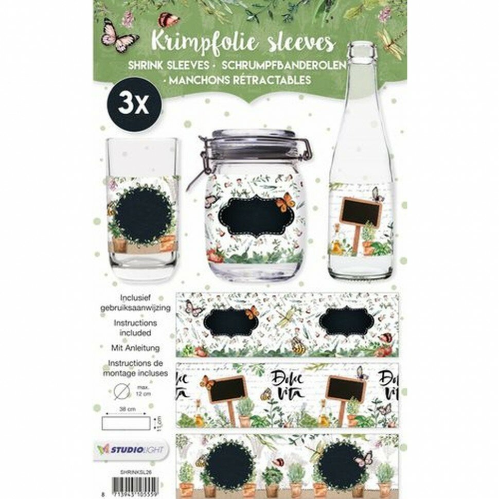 Efco 1533526 Термоусадочная пленка "Herbs", 38 x 11 см, диаметр до 12 см