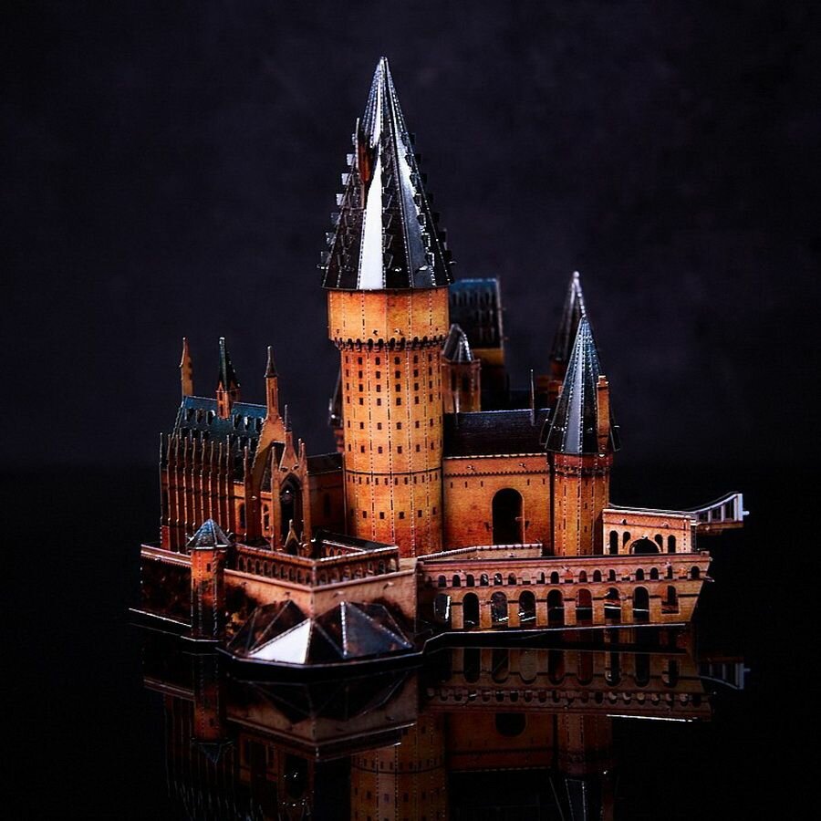 Металлический конструктор / 3D конструктор / Сборная модель Хогвартс